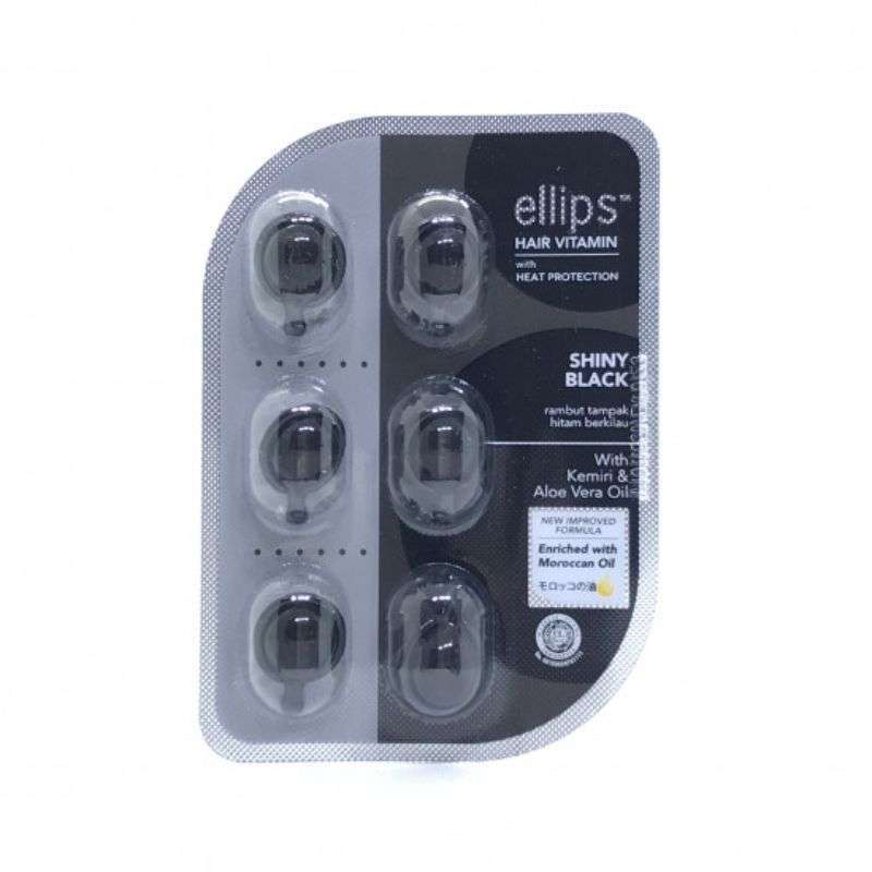 Jual Ellips Hair Vitamin Shiny Black Blister 6`S di Seller Viva Apotek ...