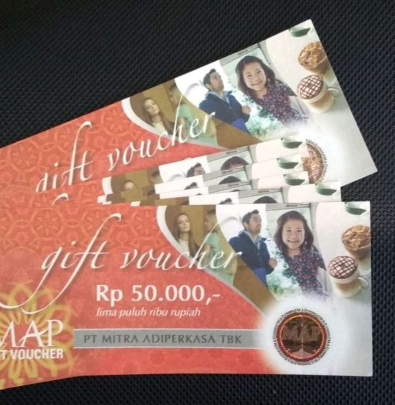 Promo Gift Voucher Map (mitra Adi Perkasa) 50ribu Diskon 5% Di Seller ...