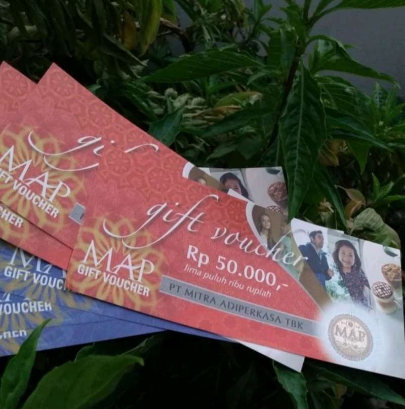 Promo Gift Voucher Map (mitra Adi Perkasa) 50ribu Diskon 5% Di Seller ...