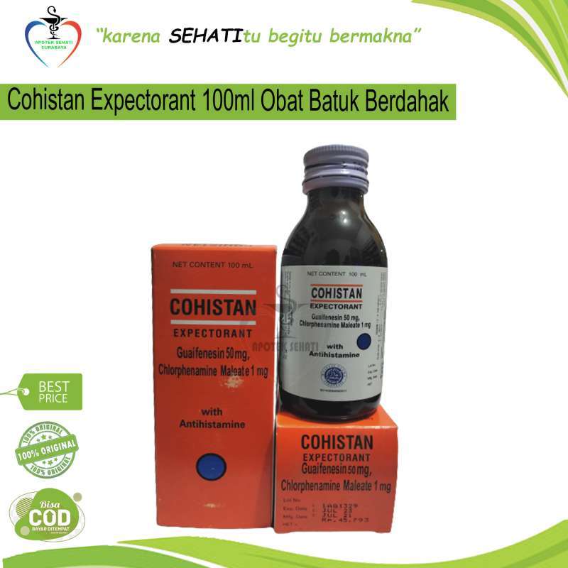 Promo Cohistan Expectorant Sirup 100 ml Sirup Obat Batuk Berdahak ...