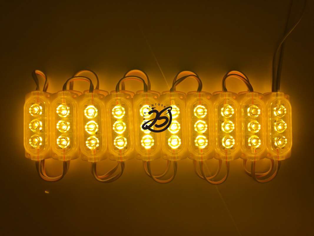 Jual LED ULTRASONIC 3 MATA 12V & 24V (1Buah) LED KOTAK TRUK LED MODUL 3 ...