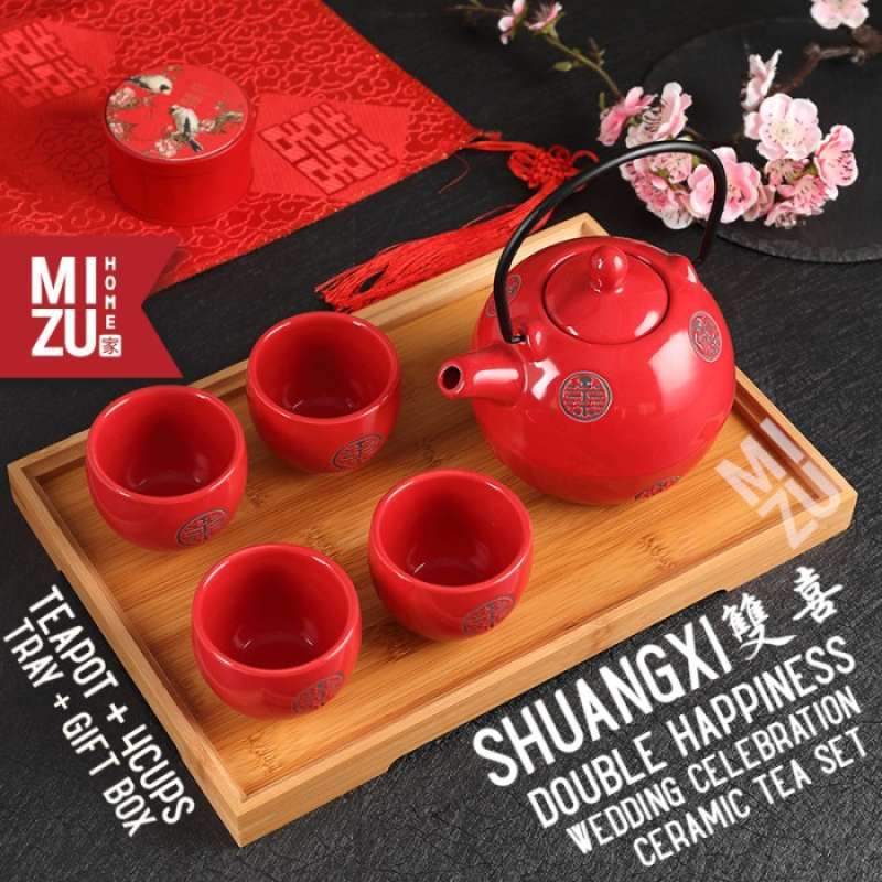 Jual Gratis Ongkir Mizu Shuangxi Wedding Ceremony Tea Pai Sangjit ...