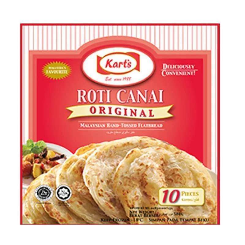 Jual Kart's roti canai 580gr pak di Seller The Gourmet District 8 ...