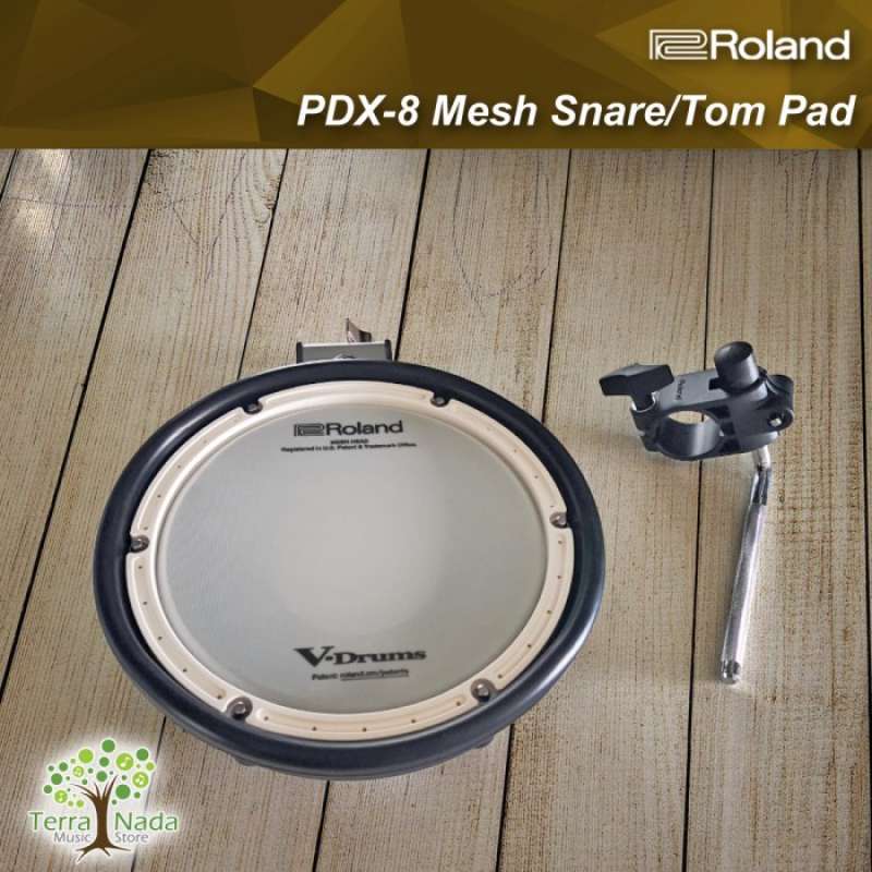 Jual SPECIAL ROLAND PDX8 + HOLDER / PDX-8 / PDX 8 MESH SNARE / TOM PAD ...