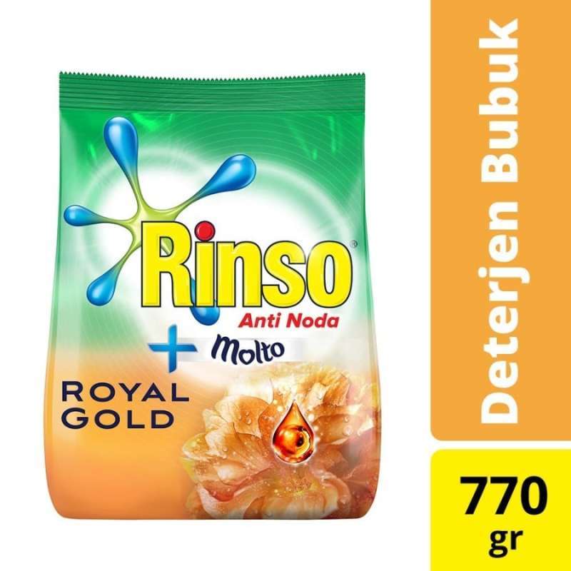 Jual Rinso Molto Royal Gold Deterjen Bubuk 770 gr di Seller Mytrippies ...