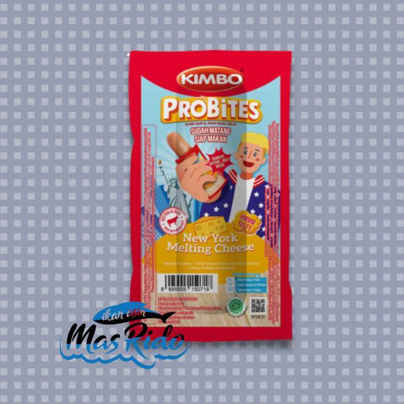 Jual Ikan Asin Mas Rido Sosis Kimbo Probites New York Keju Sosis Keju ...