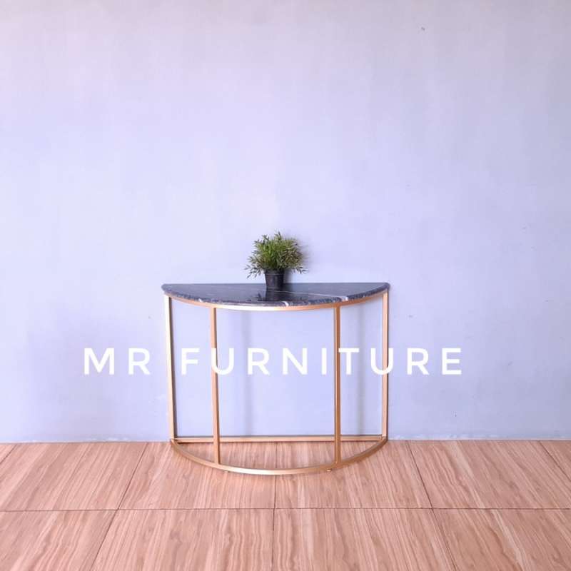 Jual meja marmer hitam, meja konsul marmer hitam, meja minimalis di ...