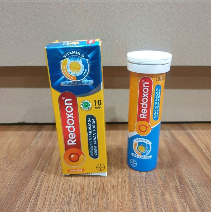 Jual Redoxon Rasa Jeruk 10 Tablet Menjaga Daya Tahan Tubuh Triple ...