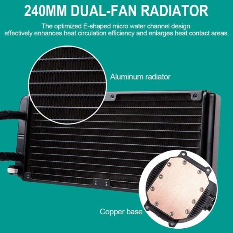 Jual GOLDEN FIELD SF240 RGB All-In-One Liquid CPU Cooler with SSN di ...