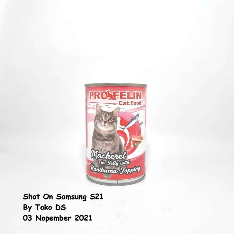 Jual Profelin mackerel in jelly kanikama 400gr - makanan cat food ...