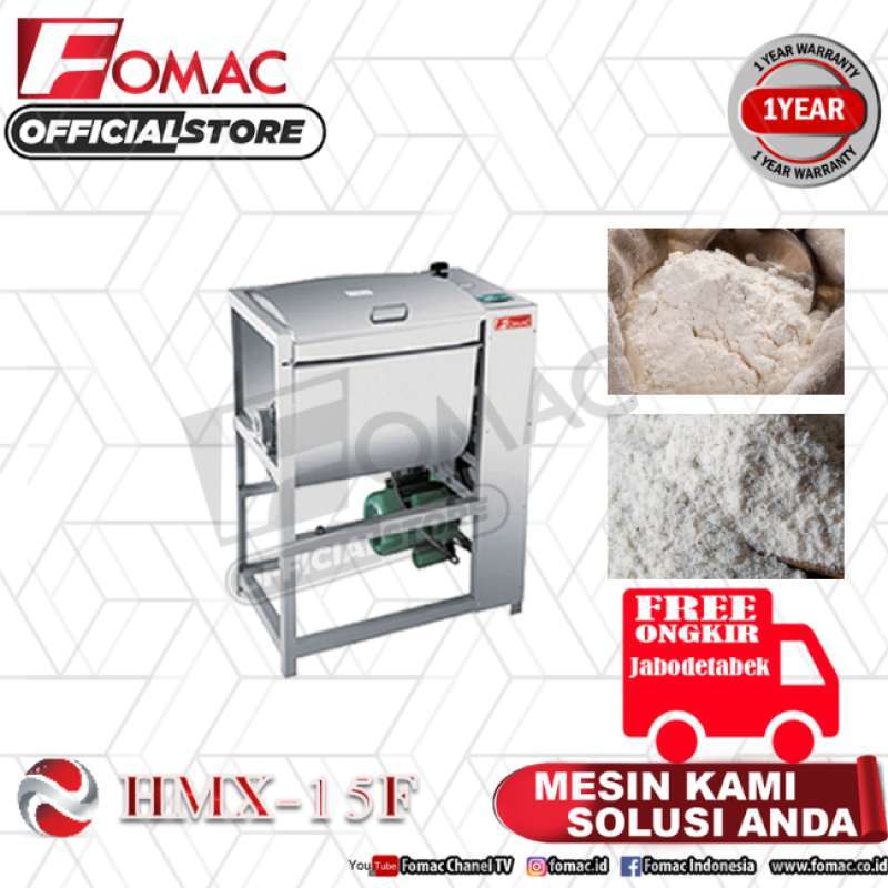 Jual Mesin Horizontal Mixer Flat HMX-15F Pengaduk Tepung Powder FOMAC ...