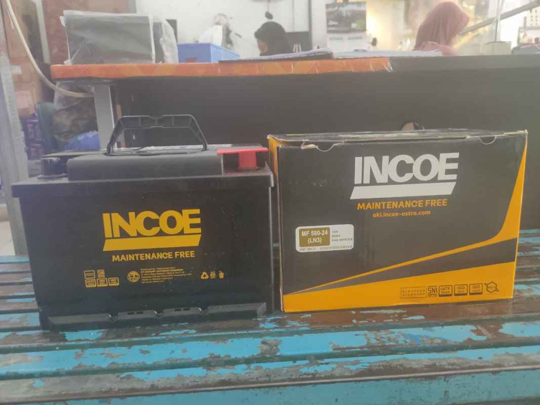 Jual AKI MOBIL MINI COOPER DOOR 3 INCOE KERING 580-24 12V 80AH di ...