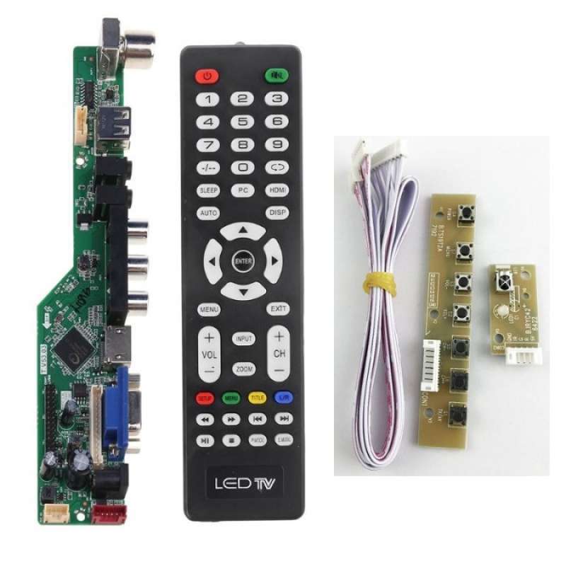 Jual SPECIAL PAKET SUPER HEMAT MESIN TV UNIVERSAL LED LCD BOARD PANEL ...