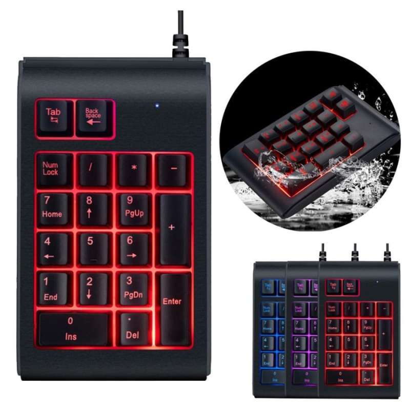 Jual Keyboard Angka Numeric Keypad Numpad Led Backlight Usb K23 Di ...