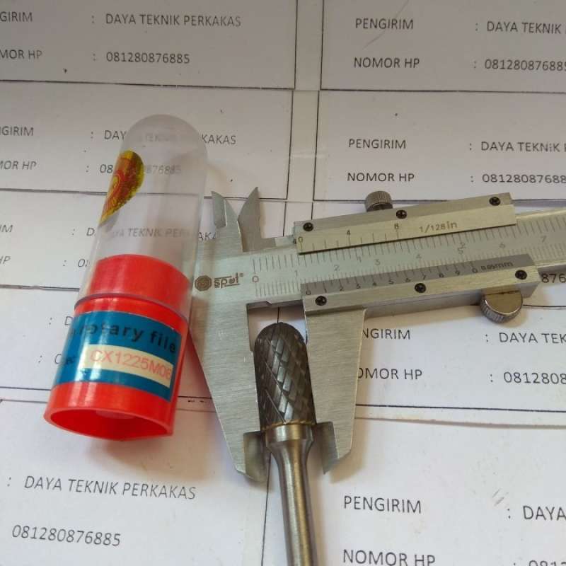 Promo MATA TUNER BESI CYLINDER BALL AS 6MM - TUNGSTEN CARBIDE ROTARY ...