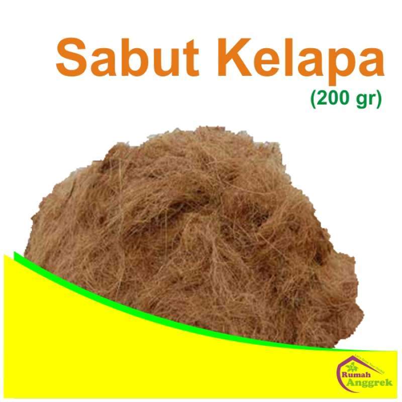 Promo Media Sabut Kelapa 200 gram cocofiber gr serat sepet bunga ...