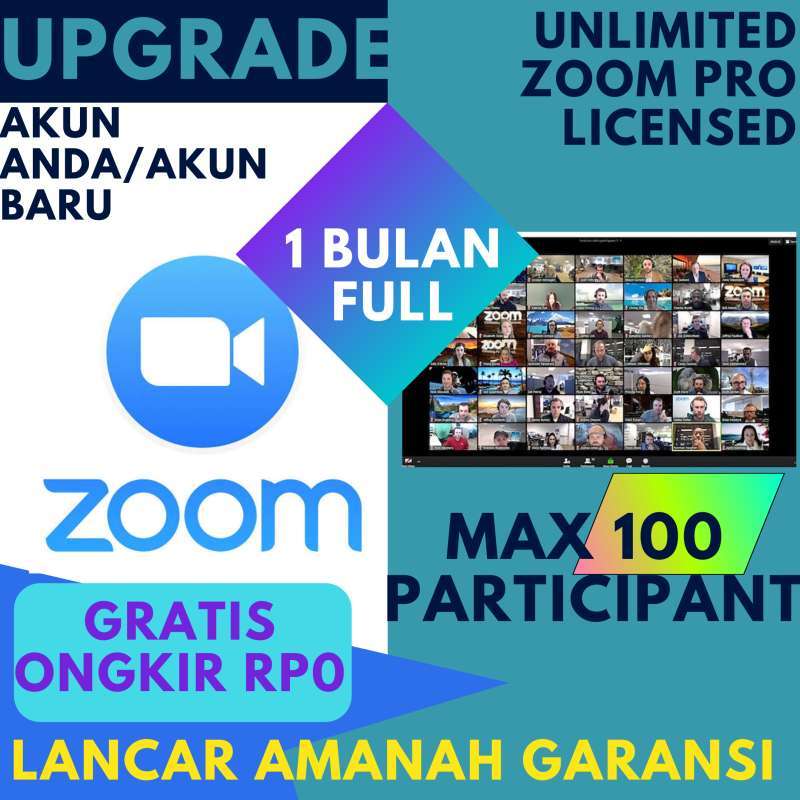 Jual [TERMURAH] Zoom Meeting Pro Licensed/Bisnis per bulan Garansi ...