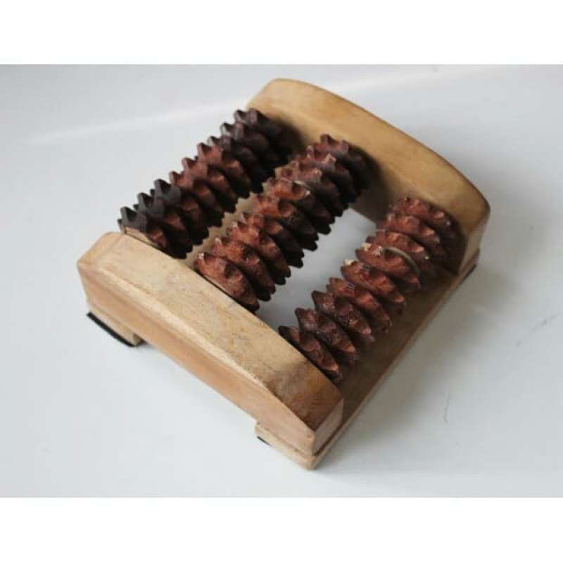 Jual Alat Pijat Refleksi Kaki Kayu 3 Roll Gerigi OEM di Seller SELAMET ...