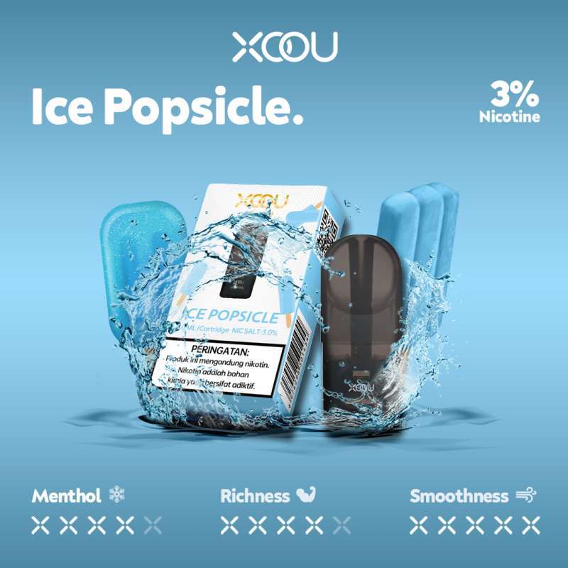 Jual [RELX COMPATIBLE] XOOU Mint Flavour Pods / Cartridge per One Pods ...