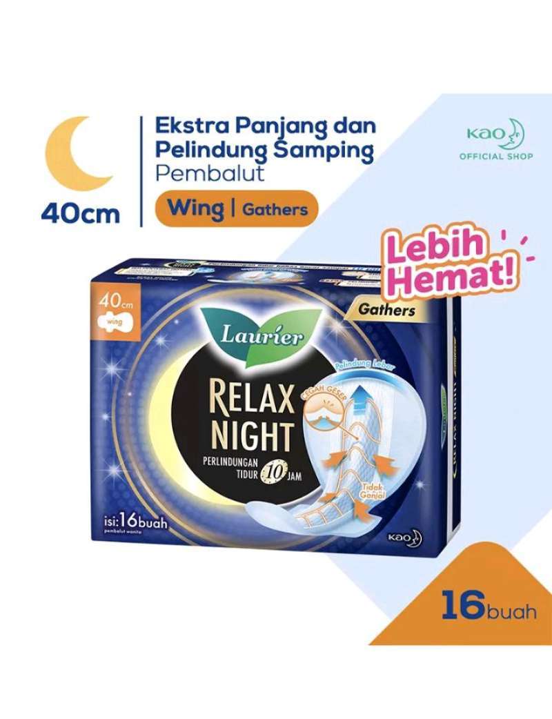 Jual Laurier Night 40 Cm 16 S Termurah - Harga Grosir Terupdate Hari ...