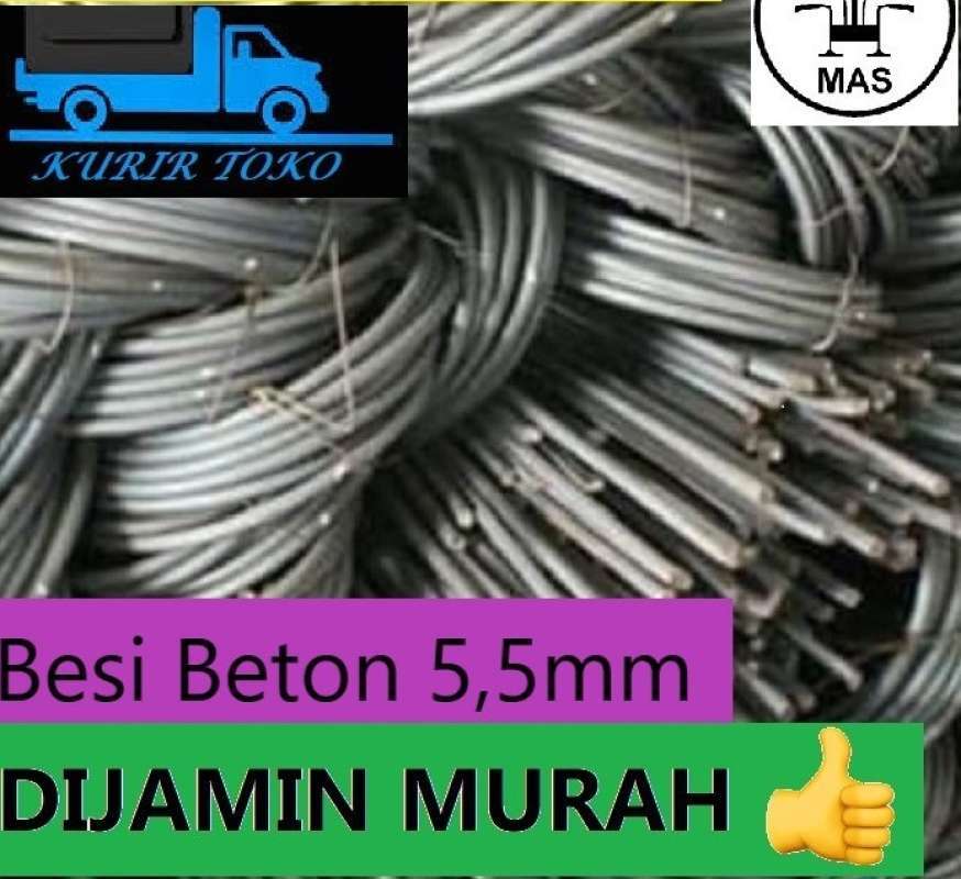 Jual Besi Beton 6mm x 12m FULL Besi Beton Polos (Khusus KURIR TOKO) di ...