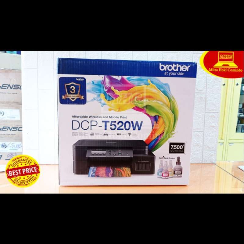 Jual PRINTER BROTHER DCP-T520W T520 WiFi Print Scan Copy PRINTER ALL IN ...