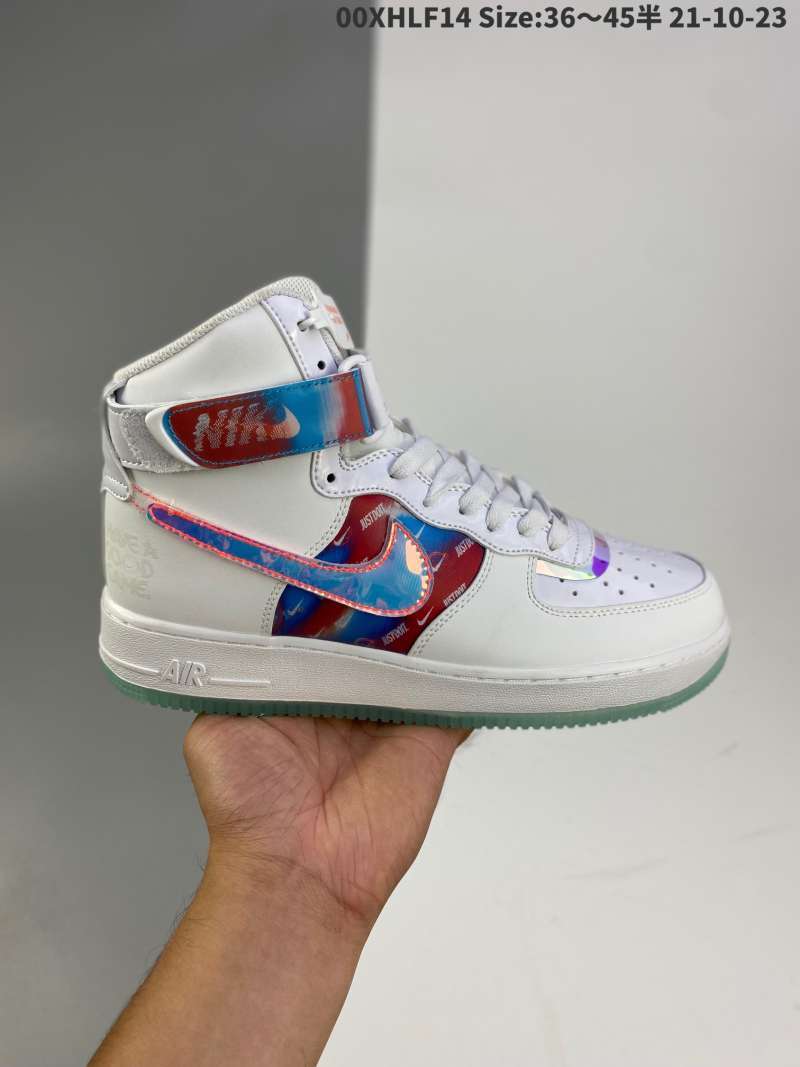 Jual Nike Air Force 1 '07 mid air force 1 medium top video game laser ...