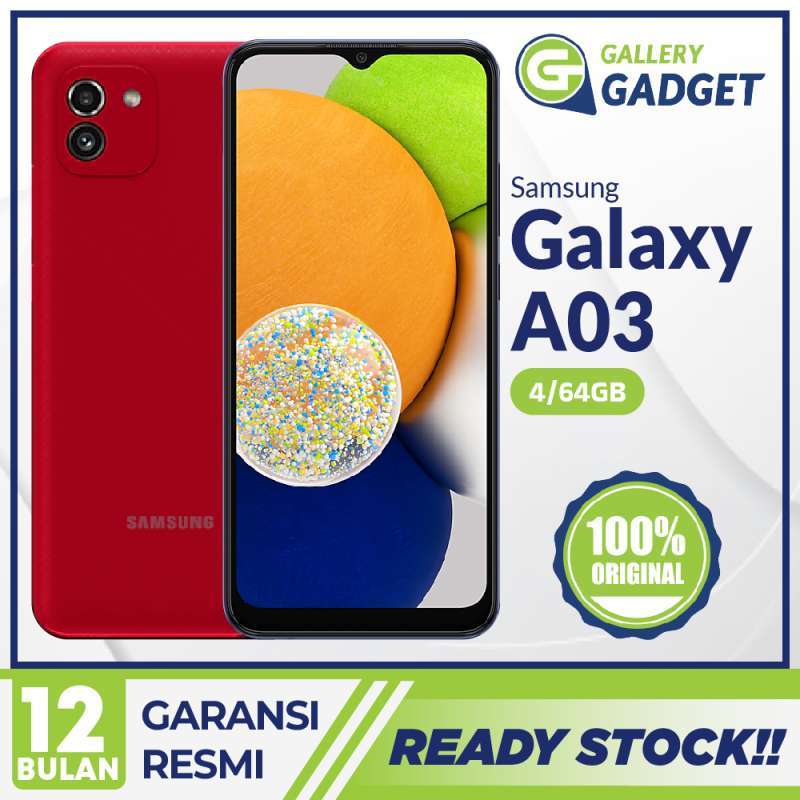 Jual Samsung Galaxy A03 4/64 RAM 4 ROM 64 GB Handphone Hp Smartphone ...