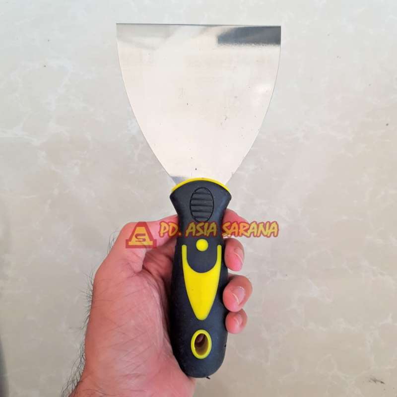 Jual Kape Gagang Karet Tebal 4 / Skrap Pengeruk Kerokan Kerukan CAT di ...