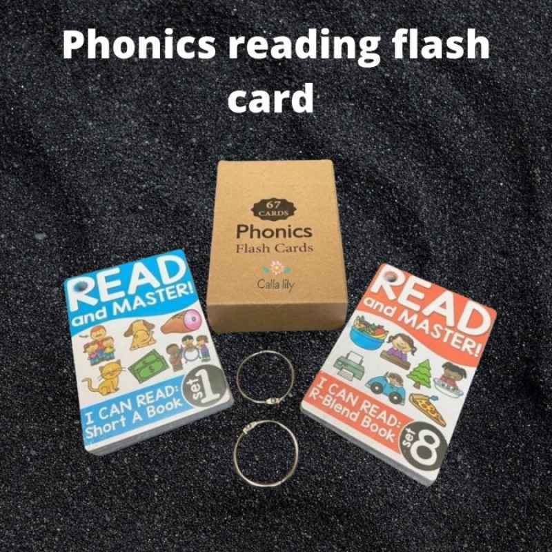 Promo phonics reading flash card belajar membaca 67 kartu pintar ready ...