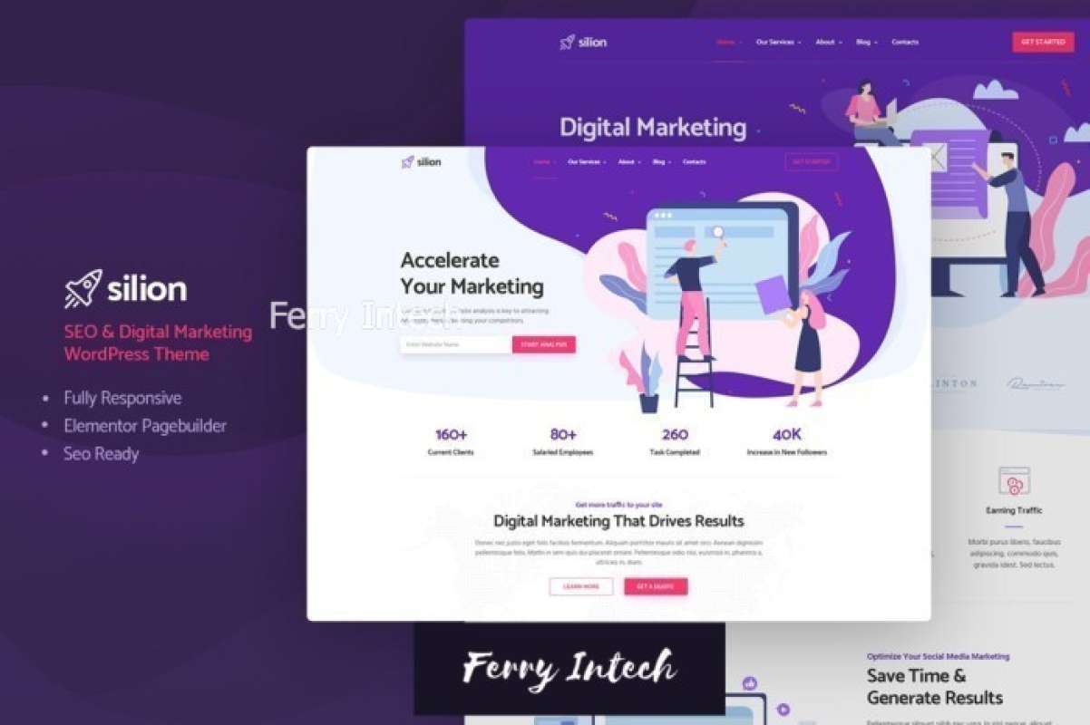 Promo SILION - DIGITAL MARKETING WORDPRESS THEME Diskon 10% di Seller Ferry Intech - Jagakarsa ...
