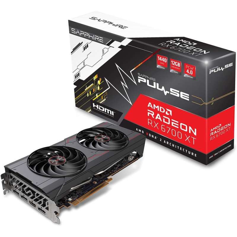 Promo VGA Sapphire Pulse AMD Radeon RX 6700 XT 12GB RX6700XT OC 12GB ...