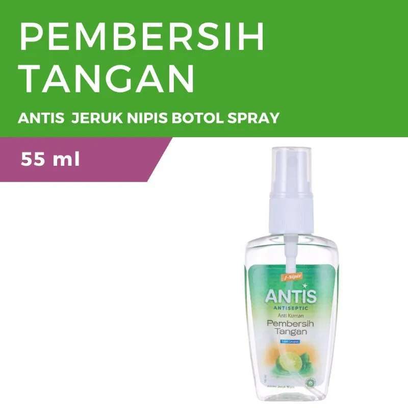 Jual SMG/JOG/SOLO - Antis Botol Spray Jeruk Nipis Sanitasi Tangan 55 mL ...