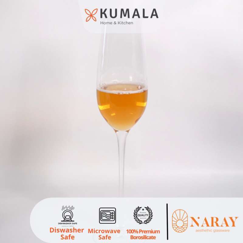 Promo NARAY SAGA FLUTE GLASS 280ML - 1pcs Diskon 30% di Seller Kumala Home and Kitchen - Grogol ...
