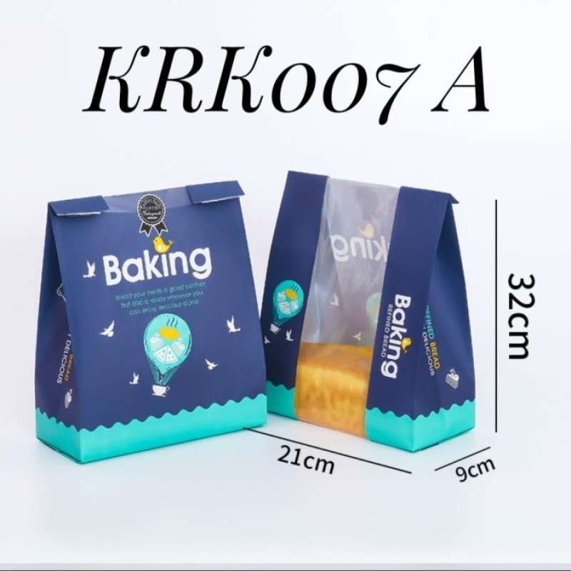Jual PROMO PACKAGING ROTI KERTAS / KEMASAN KERTAS ROTI/ ROTI TAWAR di ...