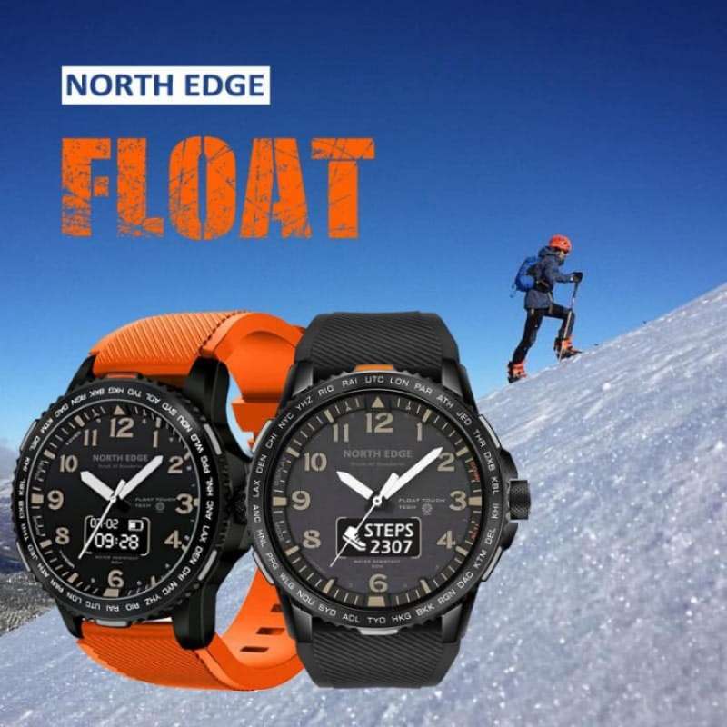 Jual North Edge Float Bluetooth Smartwatch Waterproof 50m Float Touch ...
