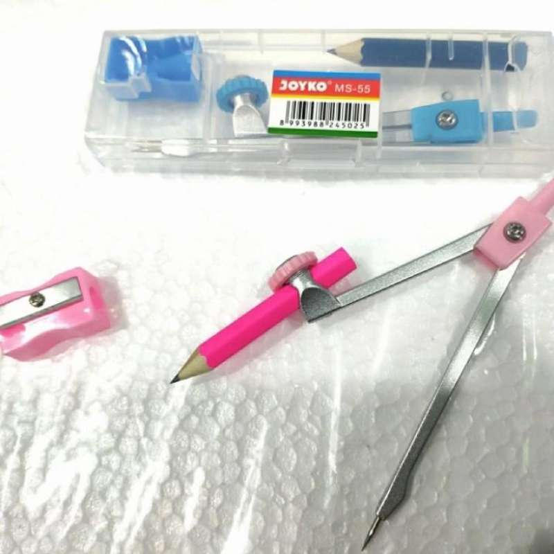 Jual Jangka + Rautan + Pencil Joyko Set Ms - 55 di Seller Adzkya Store - Kapuk, Kota Jakarta ...