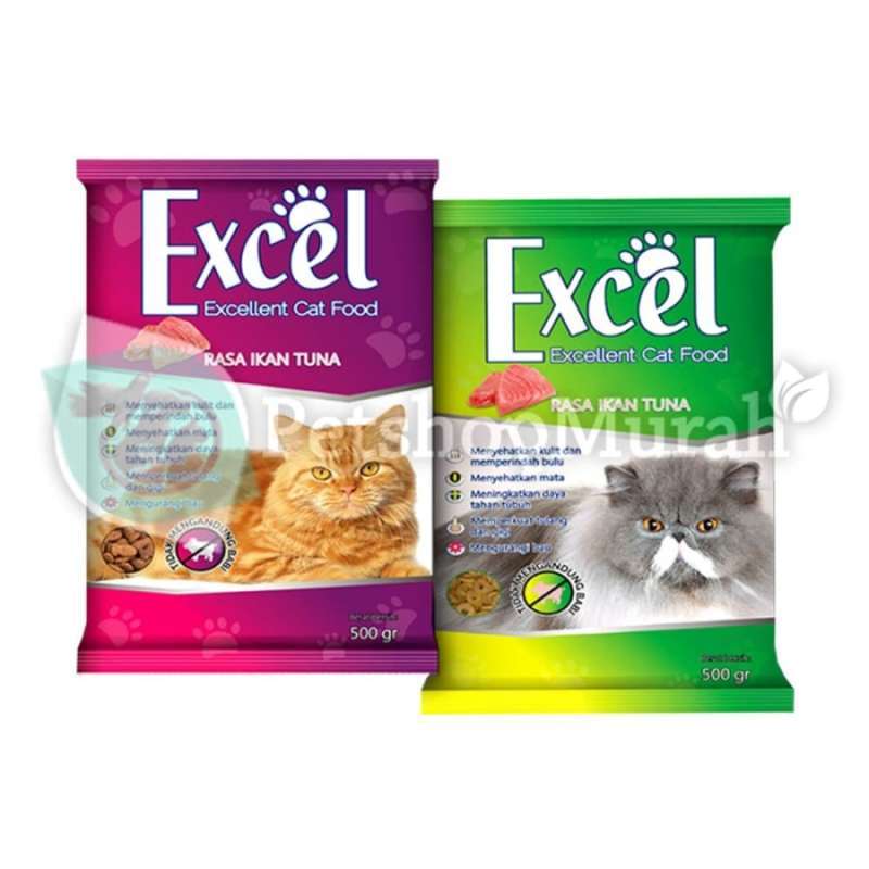 Jual Makanan Kucing Excel 500 Gram / Repack 500gr Di Seller Petshop ...