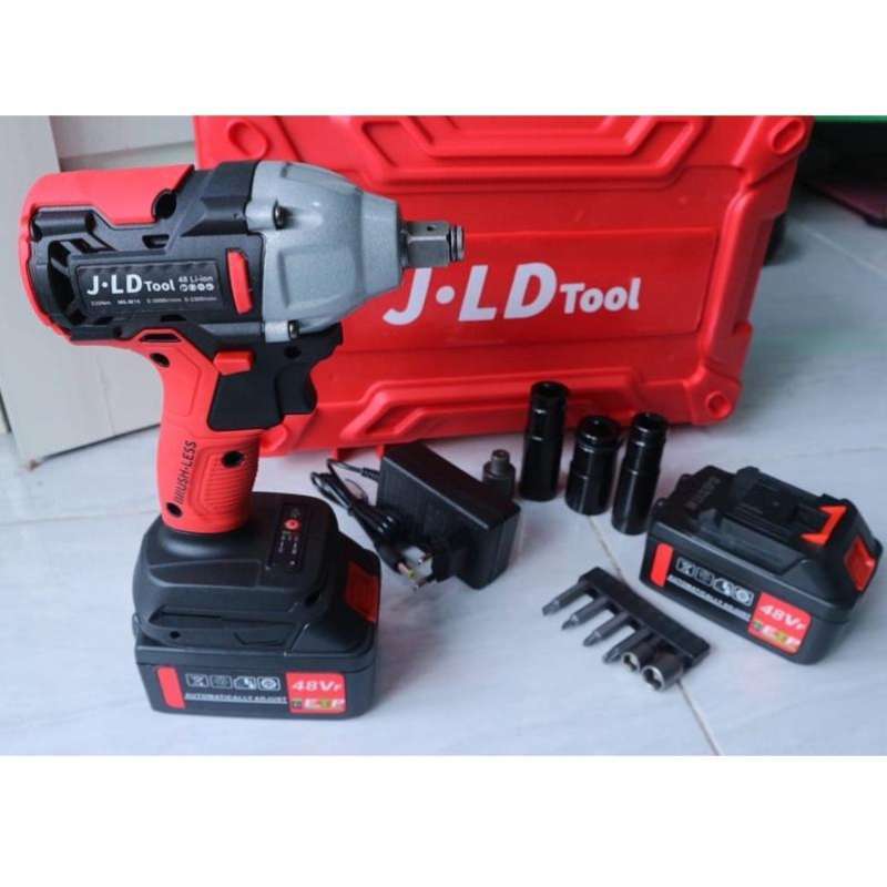 Jual 2 Batrei Mesin Bor Buka Baut Impact Wrench Jld 48V di Seller Yogi ...