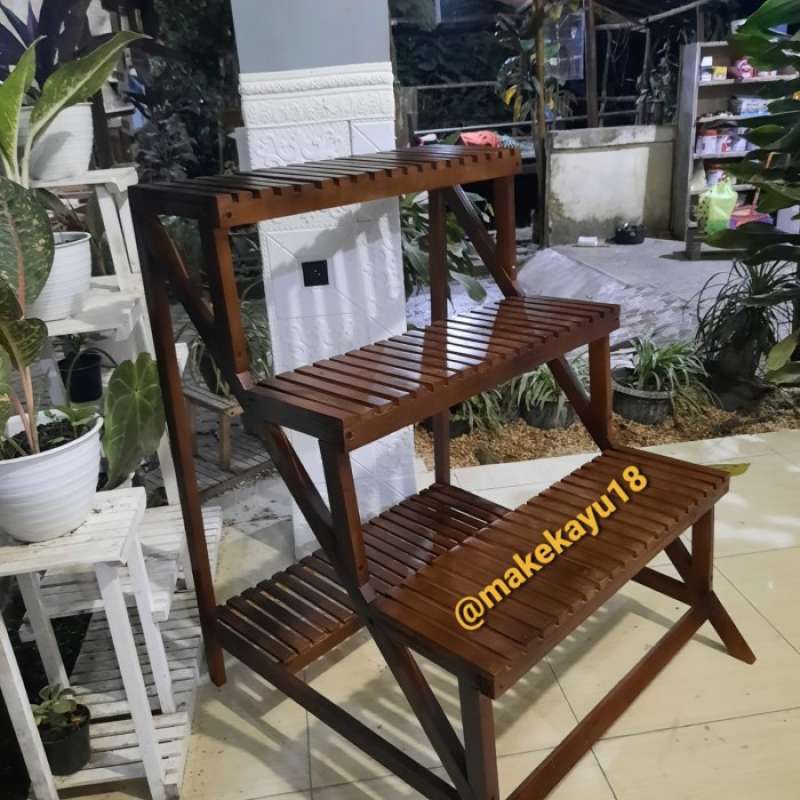Jual ORIGINAL Rak tangga susun Rak tanaman di Seller Anything Solution ...