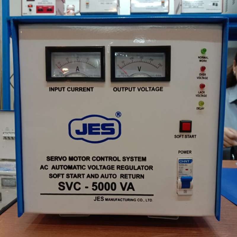 Jual Jes Stabilizer Svc 5000 Va - Alat Penstabil Tegangan Listrik 1 ...