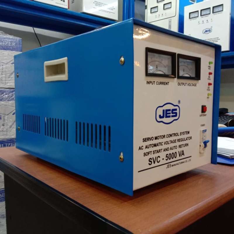 Jual Jes Stabilizer Svc 5000 Va - Alat Penstabil Tegangan Listrik 1 Phase ( 220v ) Di Seller ...