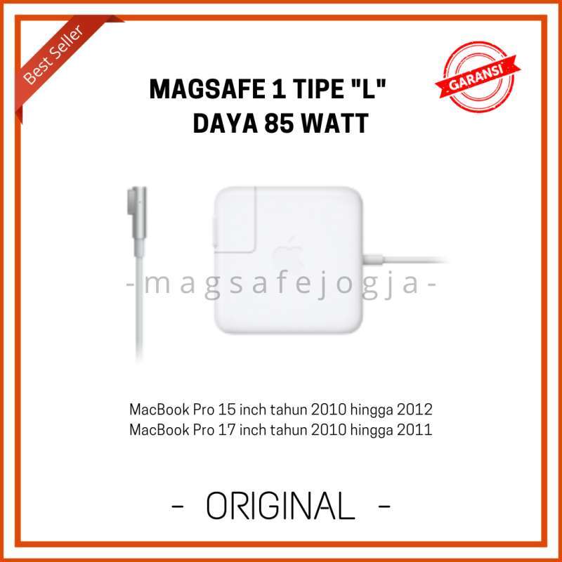 Jual Magsafe 1 85 watt MacBook/Adaptor Charger MacBook Tipe Magsafe 1 ...