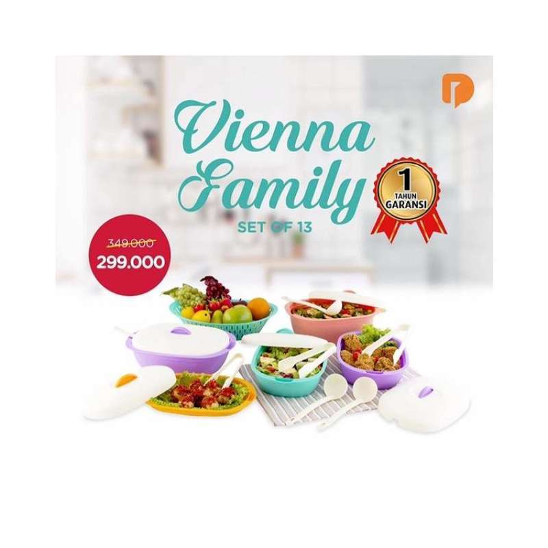 Jual Wadah Saji Cantik Vienna Family Set di Seller Dusdusanreflin ...