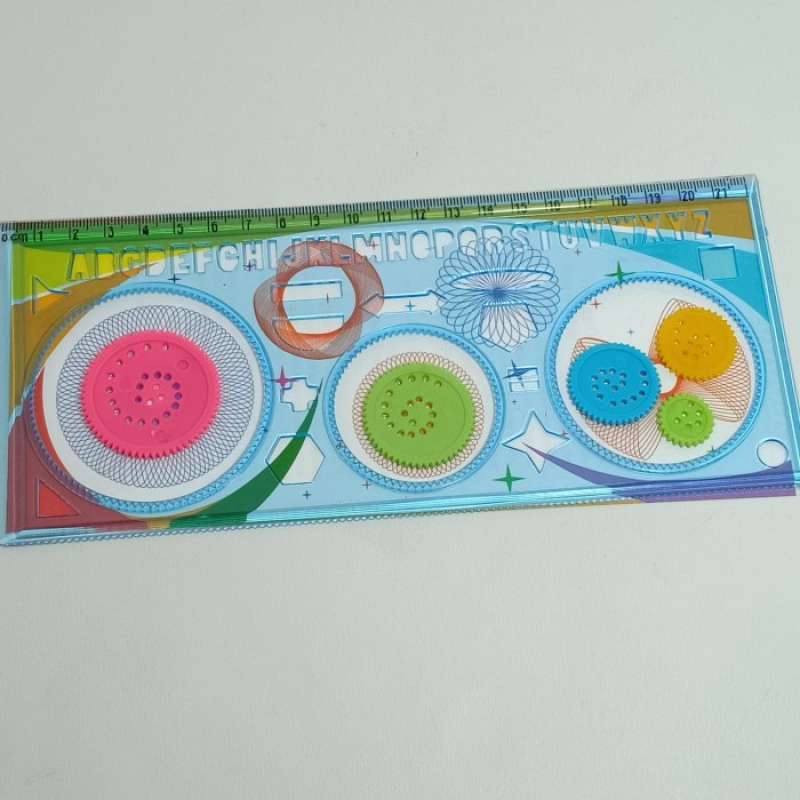 Jual PENGGARIS ROTARY BUNGA - GARISAN DESAIN BULAT MELINGKAR di Seller ...