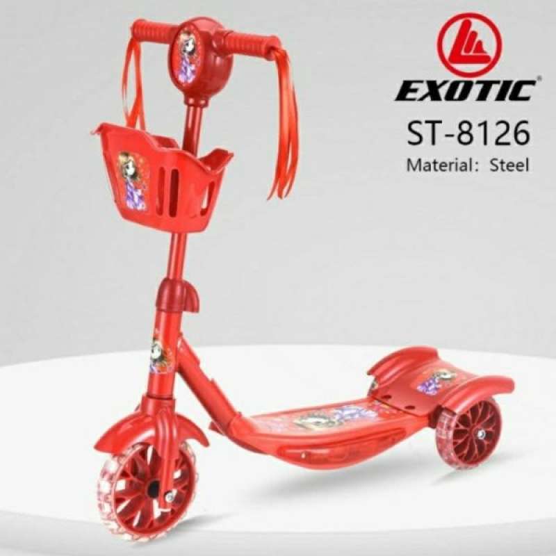 Jual SCOOTER SKUTER OTOPED ANAK EXOTIC ST-8126 ST 8126 - Red di Seller ...