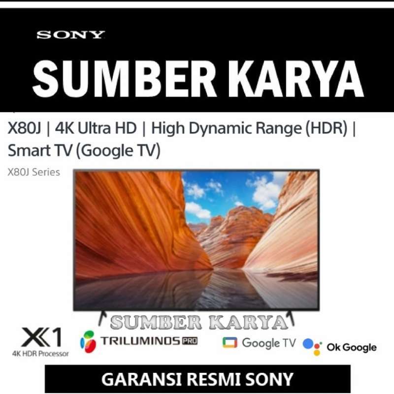 Jual SONY 65X80J 2021 UHD 4K ANDROID LED Smart TV Google 65 inch KD ...