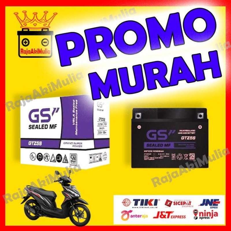 Jual Aki Motor Yamaha Jupiter Z Robot / Salib Gtz5S Gs P Aki Kering Mf ...