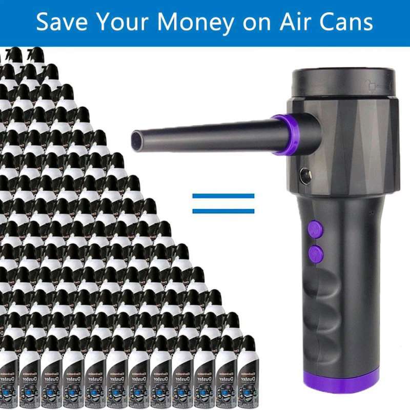 Jual LETUUP Car Vacuum Cleaner2in1 Air Duster Blower USB Rechargeable ...