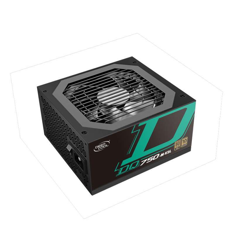 Jual PSU DEEPCOOL 750W 80 GOLD FLAT FULL MODULAR DQ750M V2L BLACK Murah ...